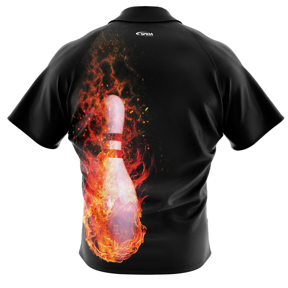 Fireball Tenpin Bowling Shirt – Spida Custom Apparel