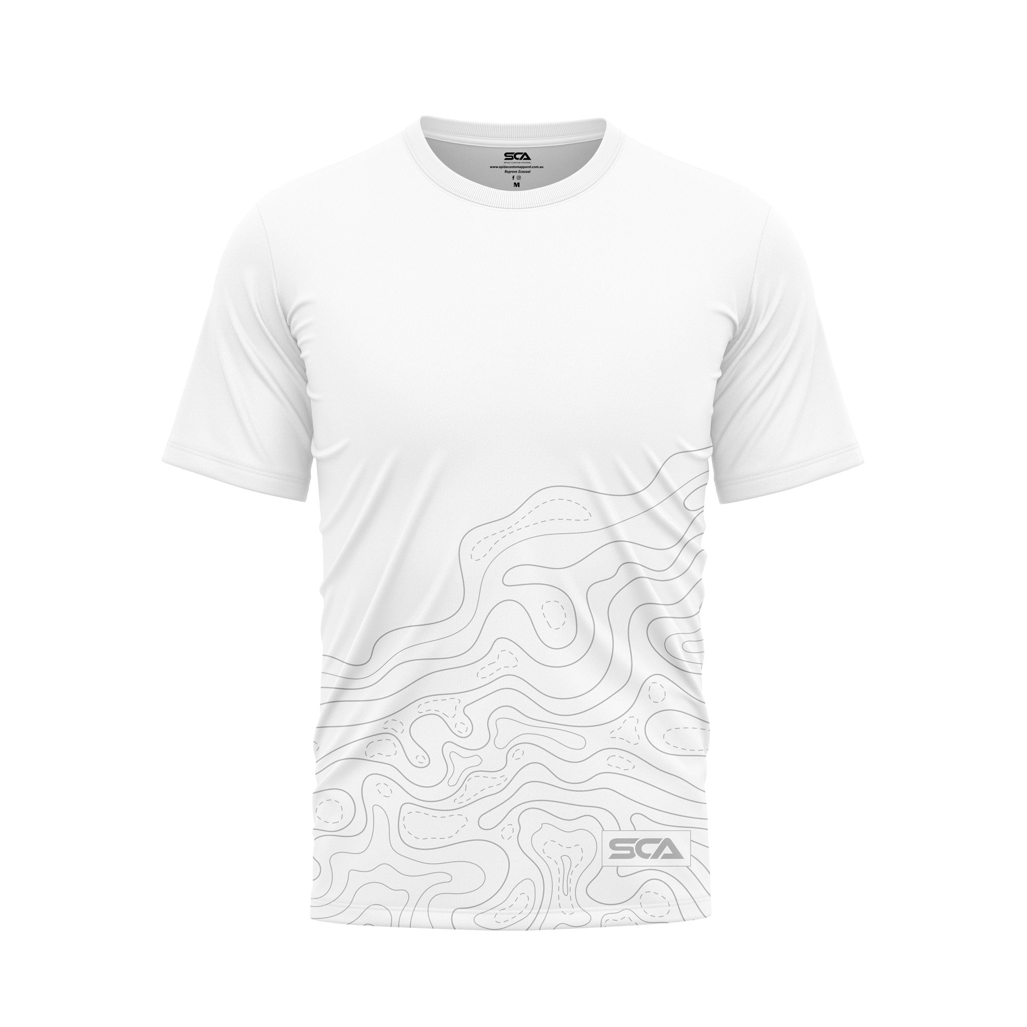 Map Running shirt – Spida Custom Apparel